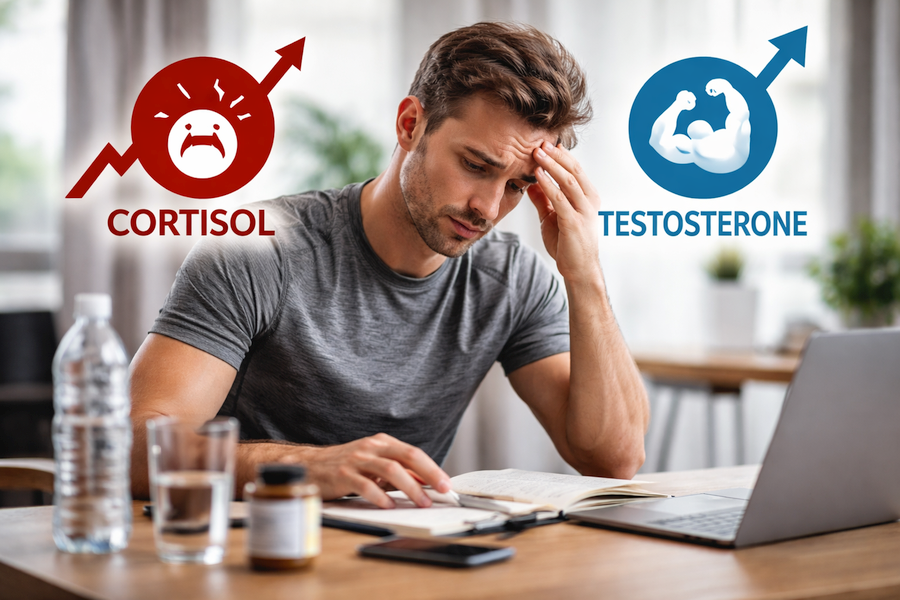 Testosterone and Cortisol: The Hidden Hormonal Tug-of-War
